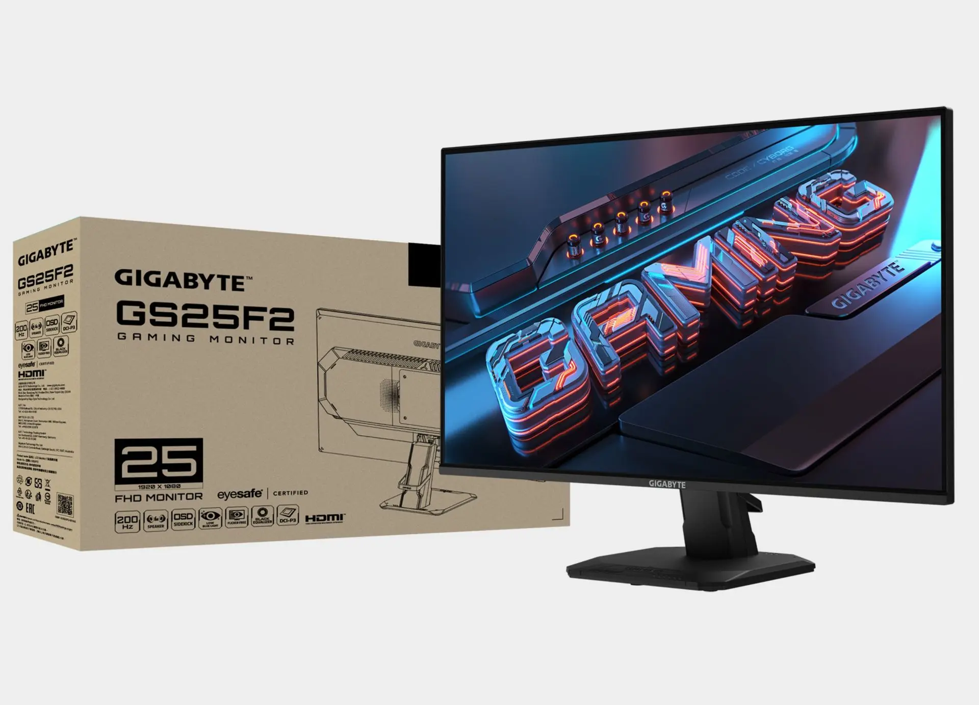 GIGABYTE GS25F2 Gaming Monitor | ABC Shop-eg