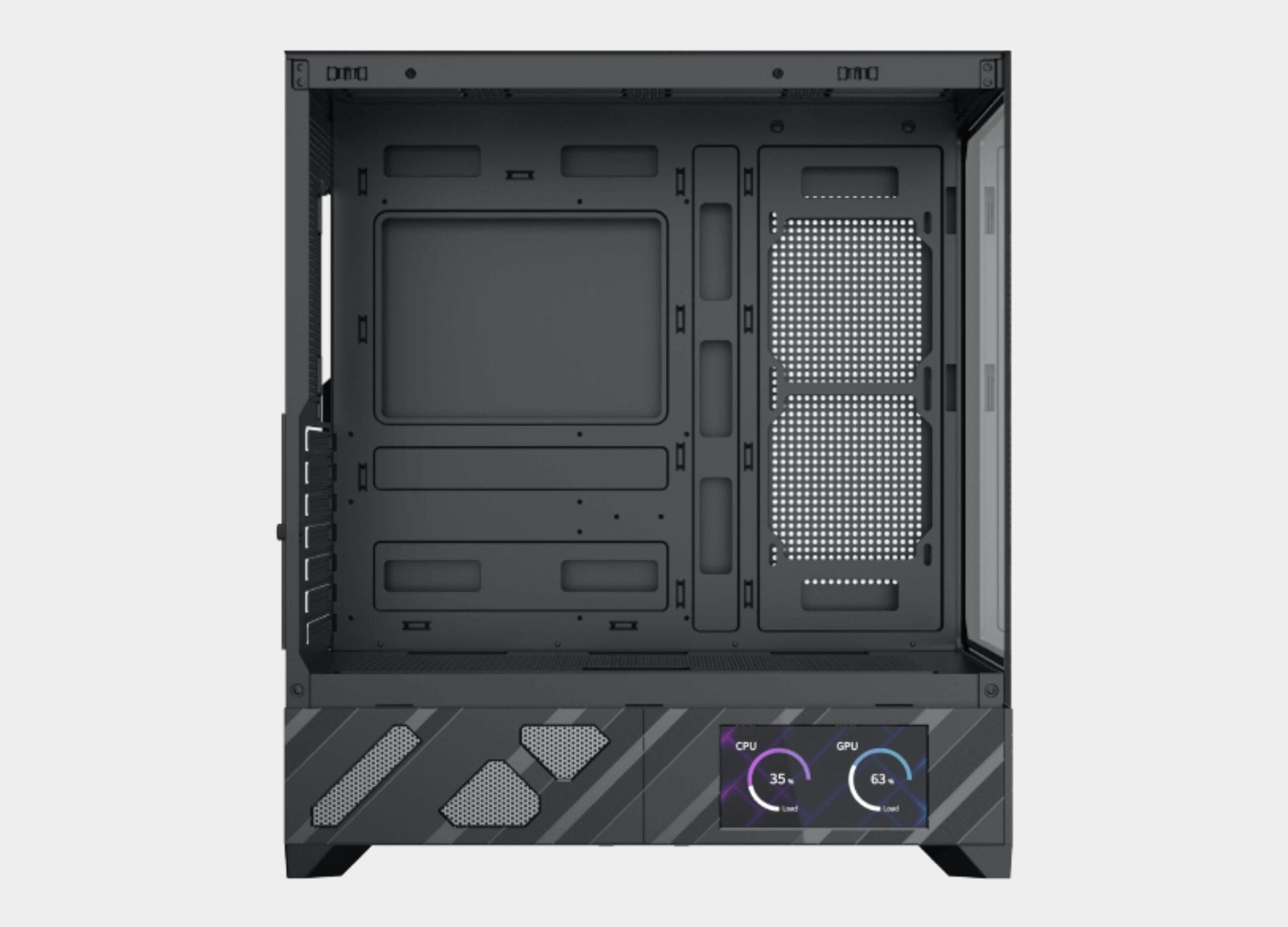 Xigmatek Alphard Pro ARGB 6 Fan Pwm 6 Inch LCD Type C Black Super Towe