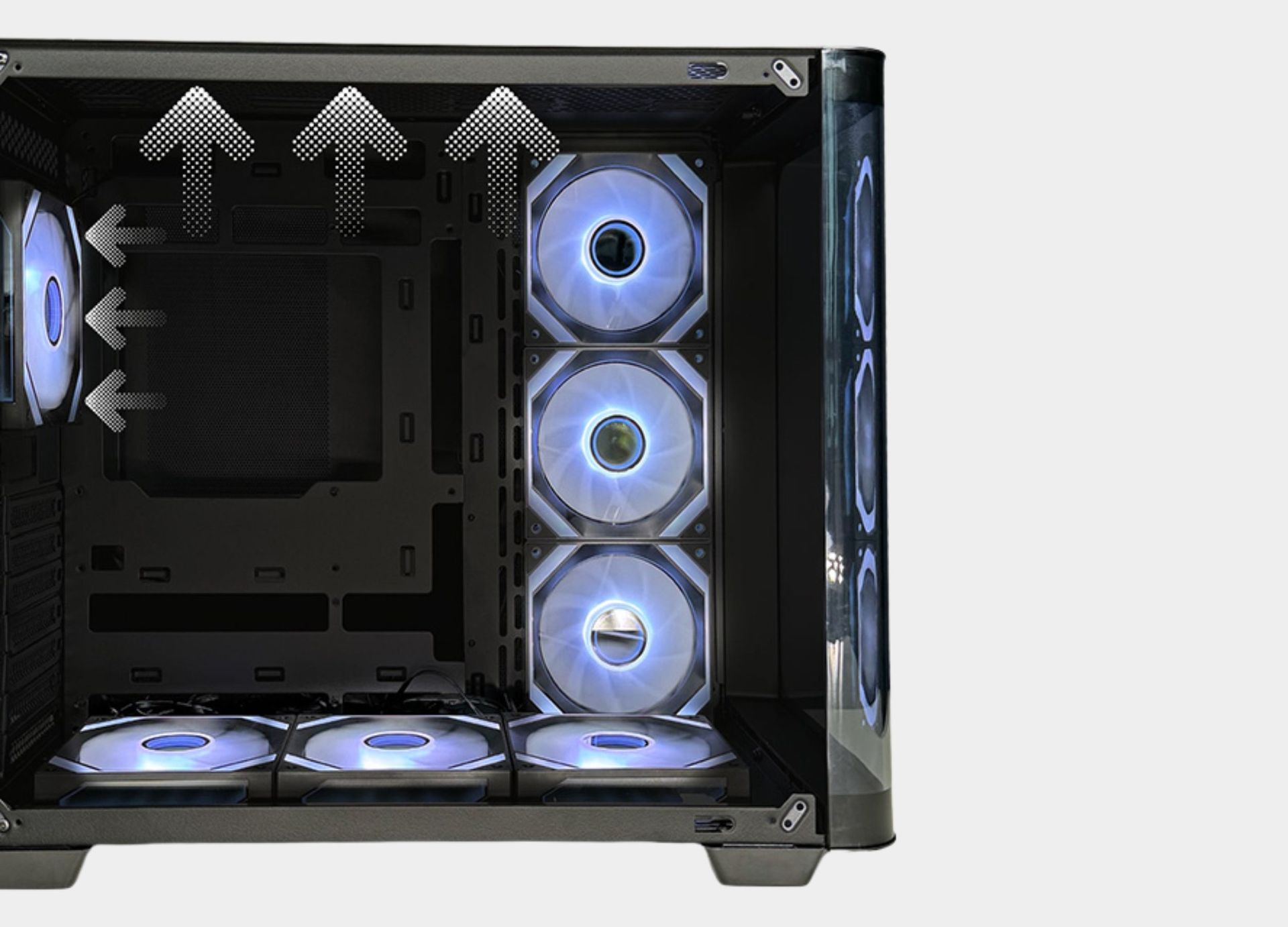 Tortox Curvo ( 7 Fan ARGB ) Black