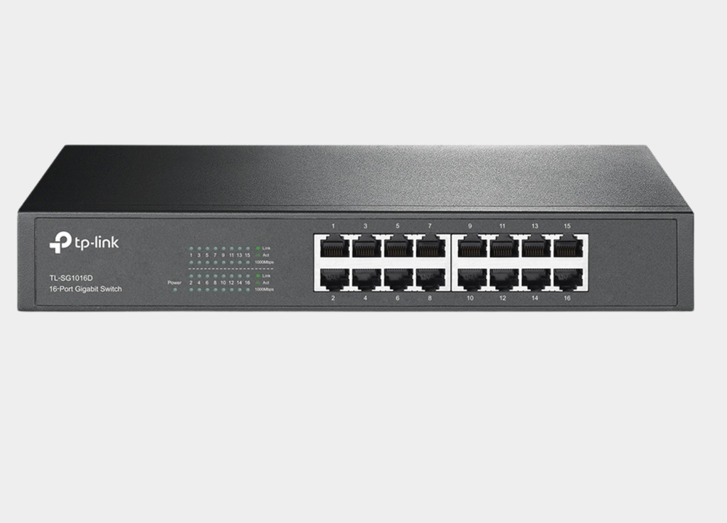 TP-Link TL-SG1016D 16-Port Gigabit Desktop/Rackmount Switch | ABC Shop-eg