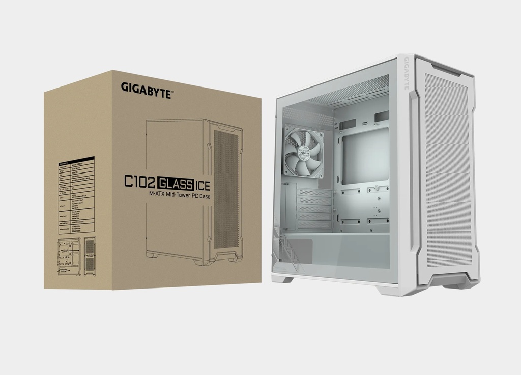 GIGABYTE C102 GLASS ICE Case | ABC Shop-eg