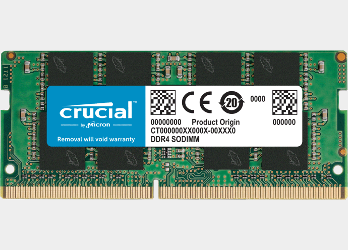 Crucial SODIMM 32GB DDR4 3200MHz CL22 | ABC Shop-eg